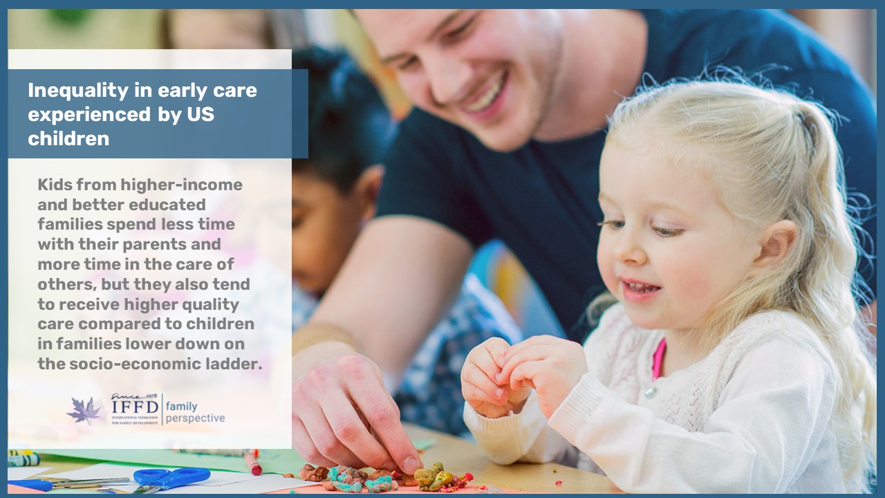 Inequality in early care experienced by U. S. children | Family Perspective